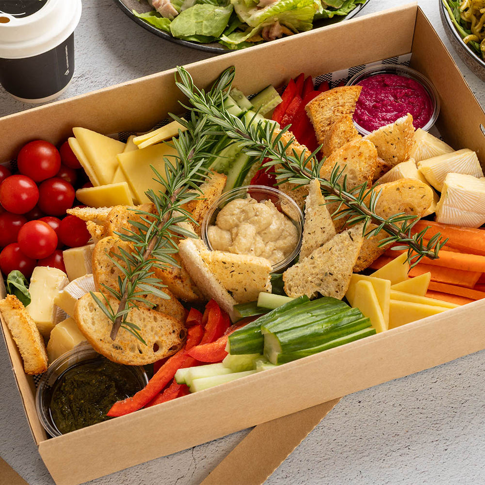 Vegetable & Dip Box | Healthy Grazing Platter for 8-10 – Wellbean Co ...